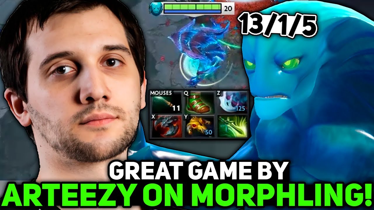 GREAT GAME by ARTEEZY on MORPHLING! - YouTube