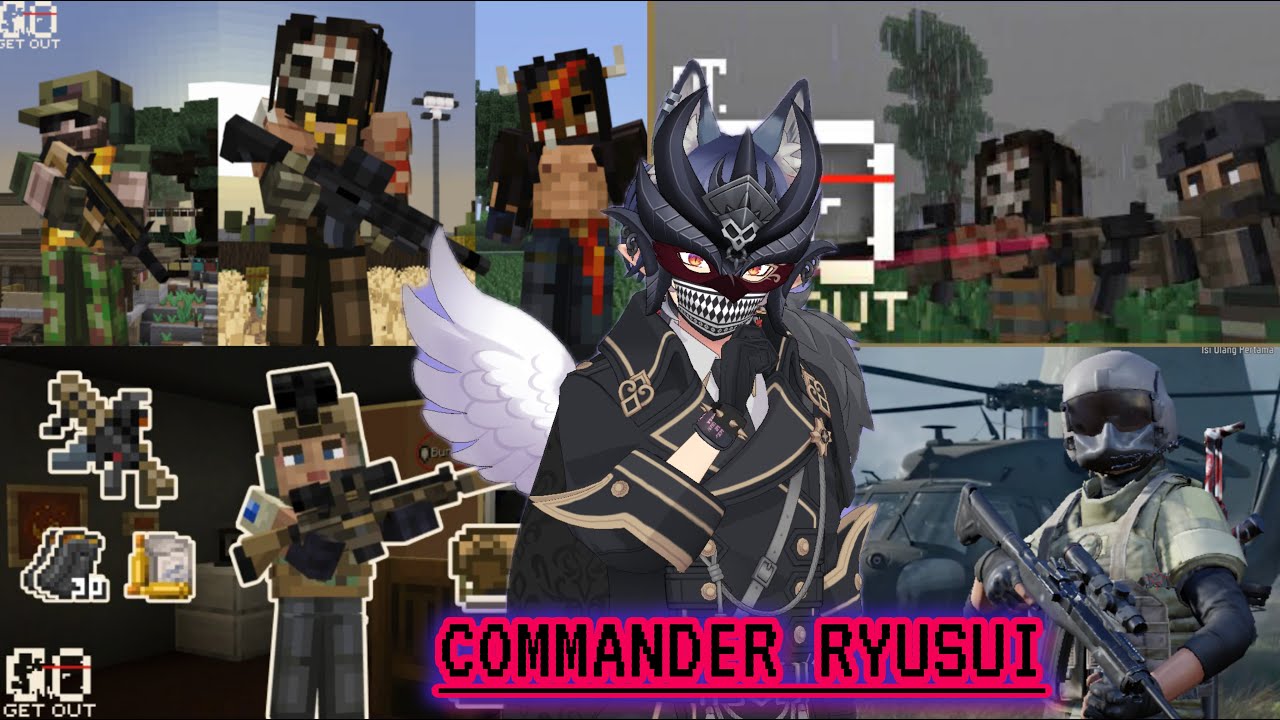 【Minecraft Go Get Out】Arena Breakout Minecraft Bersama Ryusui🔥 - YouTube