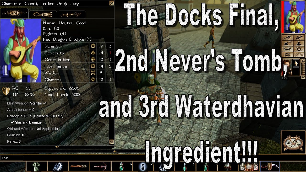 Neverwinter Nights Enhanced Edition Chapter 1 The Docks Final - YouTube