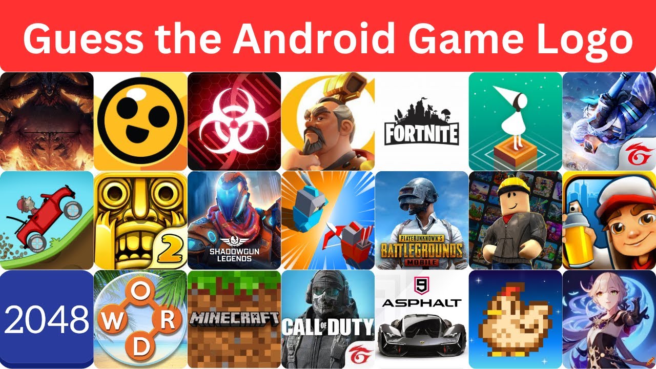 Can You Recognize These SUPER HARD Android Game Logos? | GorillaTrivia ...