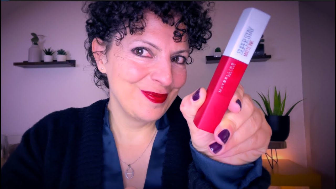 Maybelline Super Stay Ruby Red - Review and Demo - YouTube