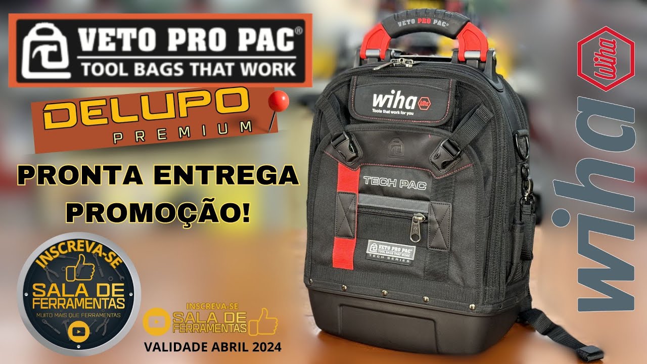 Chegou a Mochila WIHA by VETO PRO PAC a melhor do mundo com preço ...