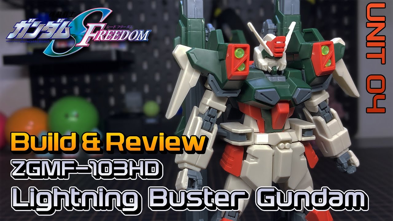 Build & Review | ผมมี 4 กระบอก HG 1/144 Lighting Buster Gundam [No ...