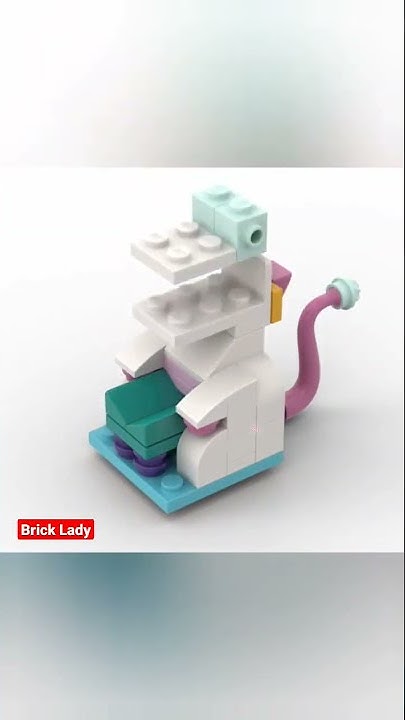 Единорог яркий из лего. LEGO. #shorts #lego #bricklady #tutorial # ...