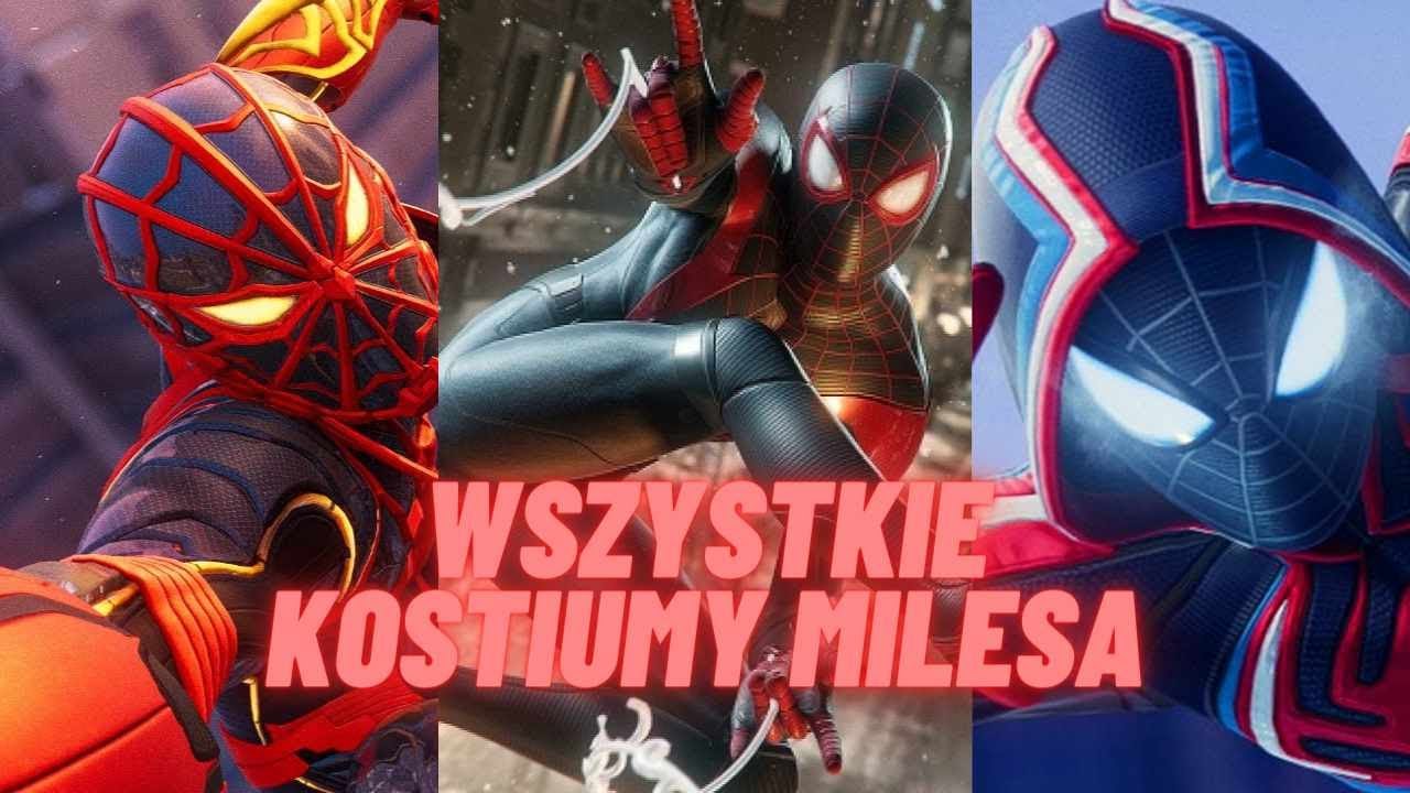 Marvel's Spider Man Miles Morales - Showcase wszystkich kostiumów ...