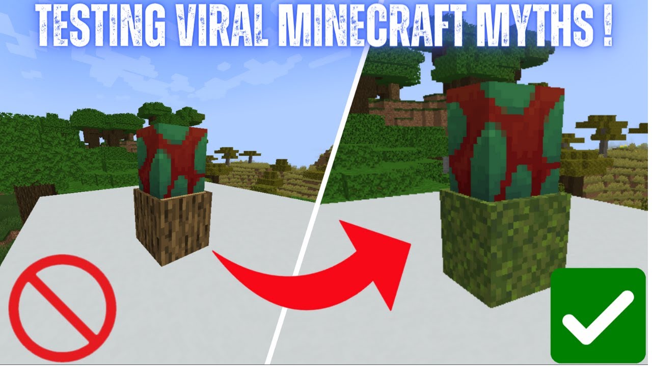 Testing VIRAL Minecraft MYTHS Sent By YOU ! - YouTube