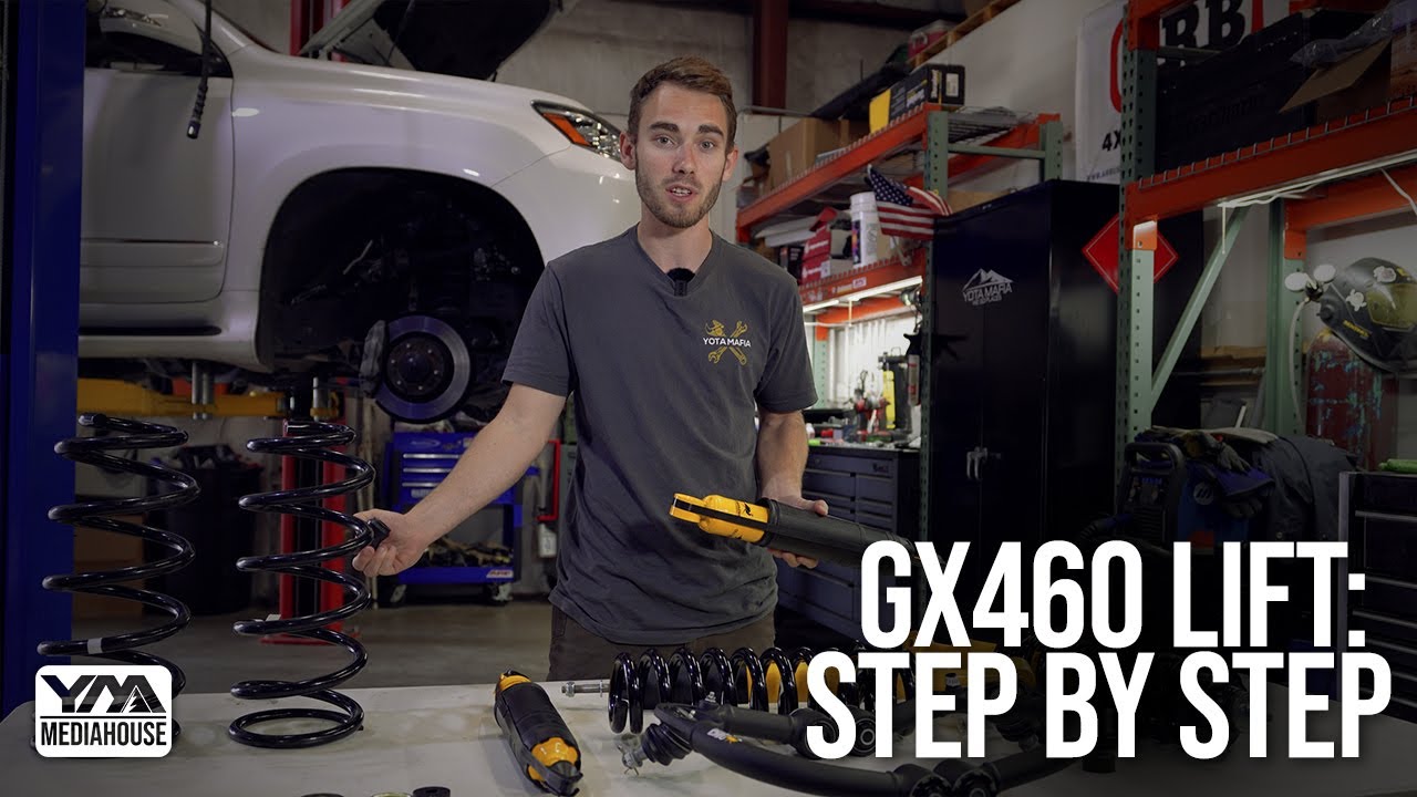 How To Install a Lift Kit on a Lexus GX 460 KDSS - YouTube