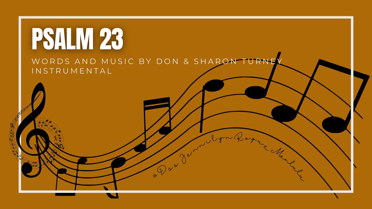 Psalm 23 with lyrics ǀ Instrumental - YouTube