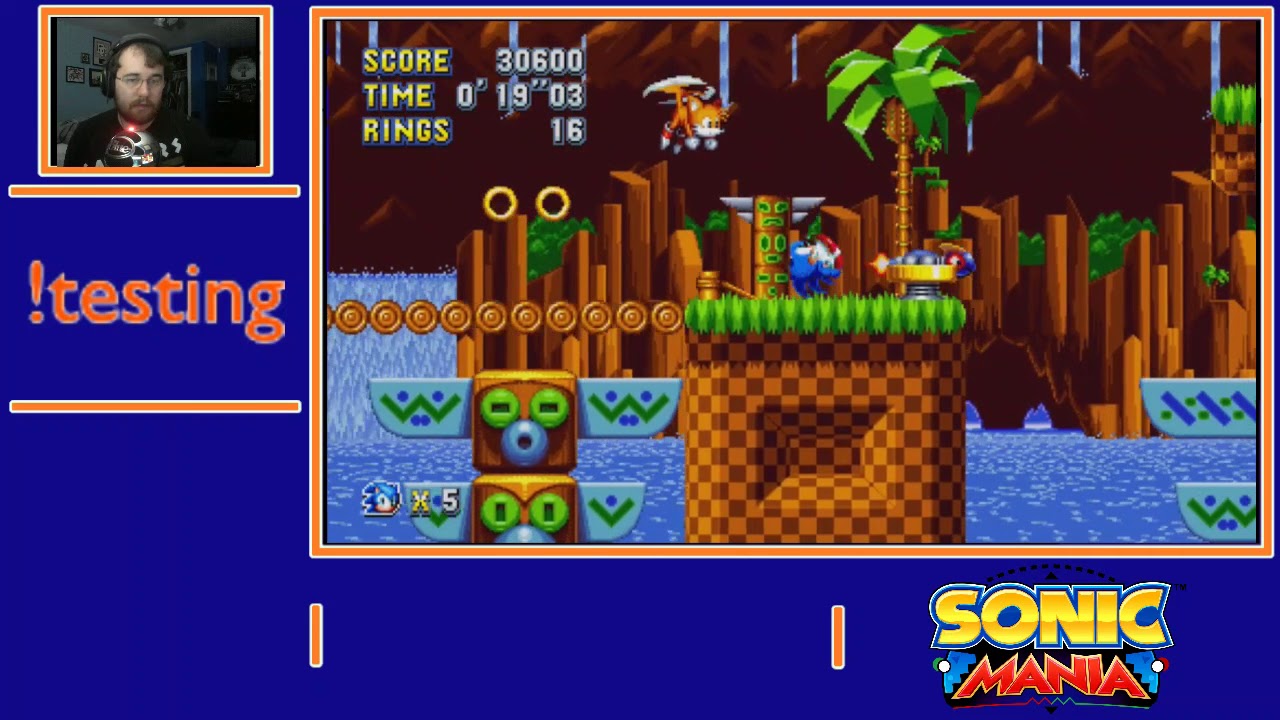 Sonic Mania (Test Stream) - YouTube