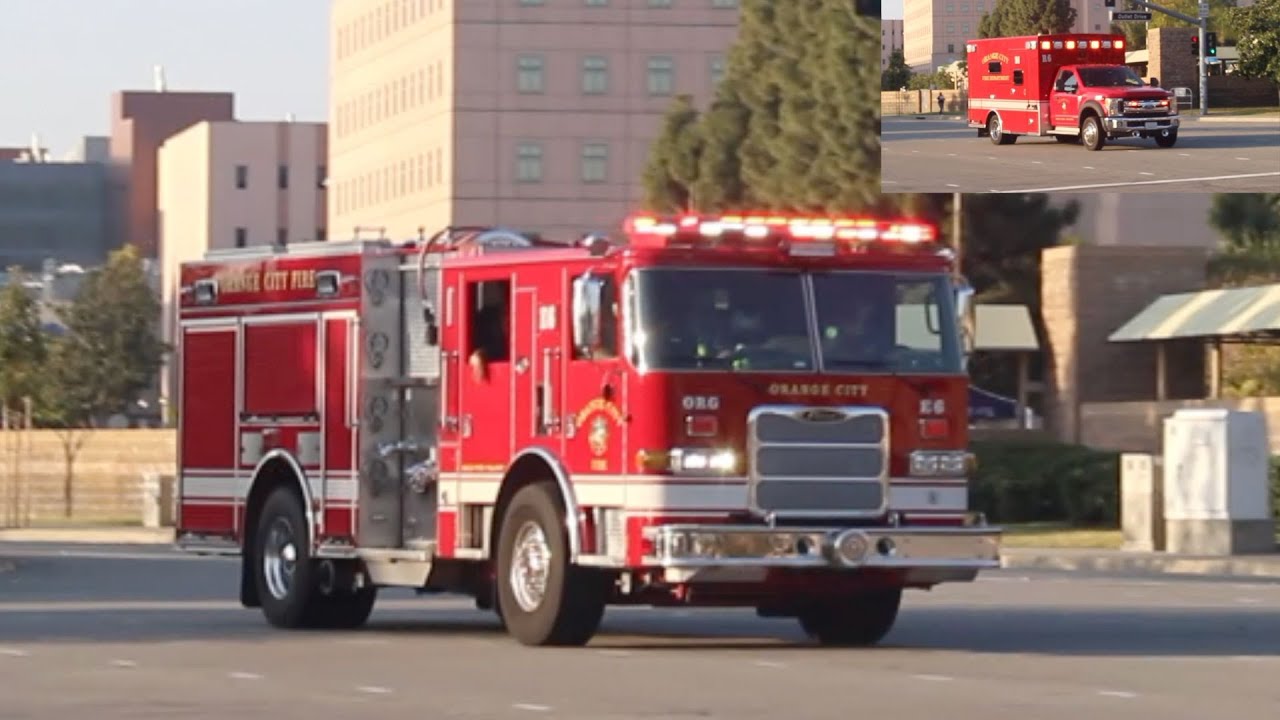 *EX Rescue 1* Orange City Fire Department Engine 6 and *New* Rescue 6 ...
