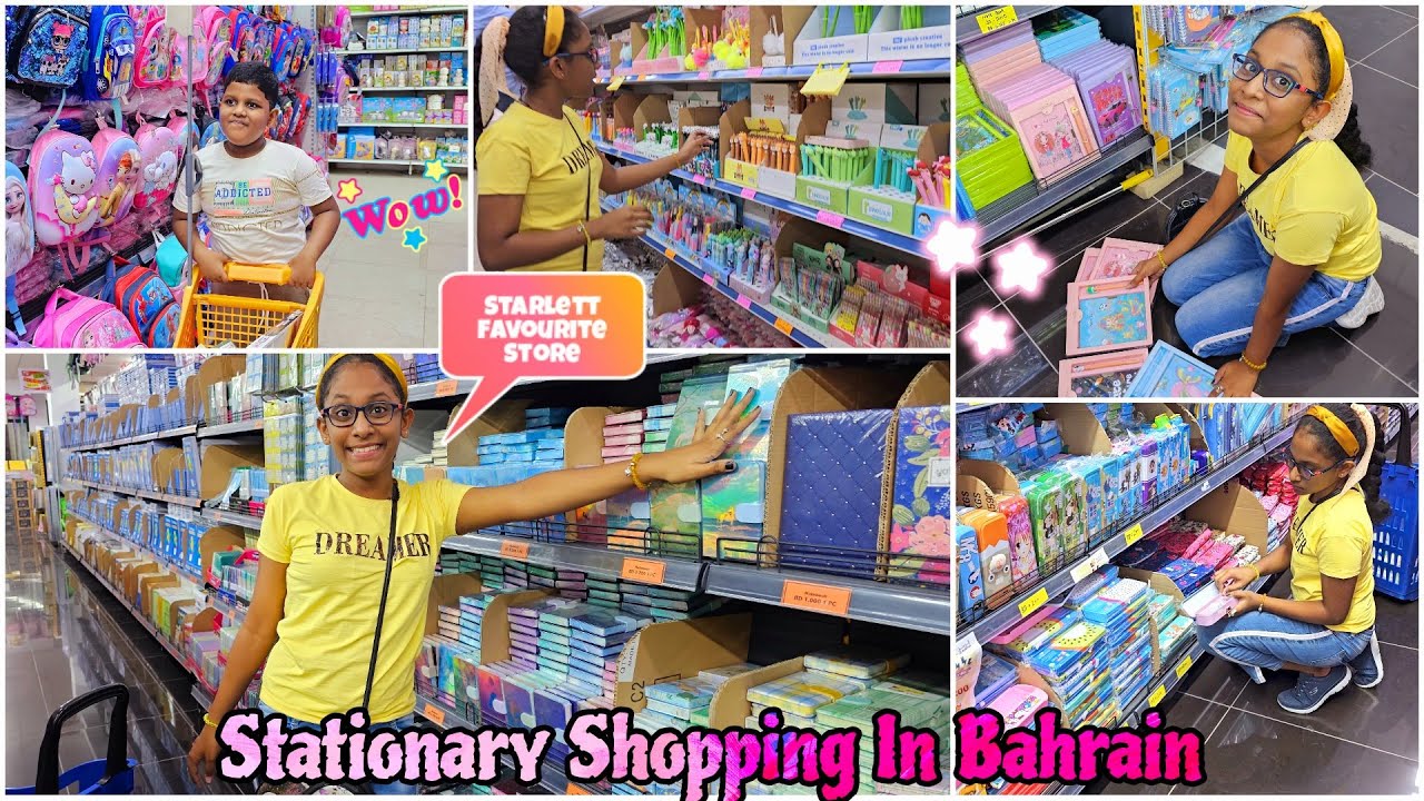 Most AMAZING Stationary Shopping Store In Bahrain🤩🛍️Low Cost Cute Pens ...