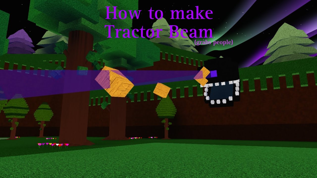 How to make TRACTOR BEAM in babft! (grabs people) | Roblox - YouTube