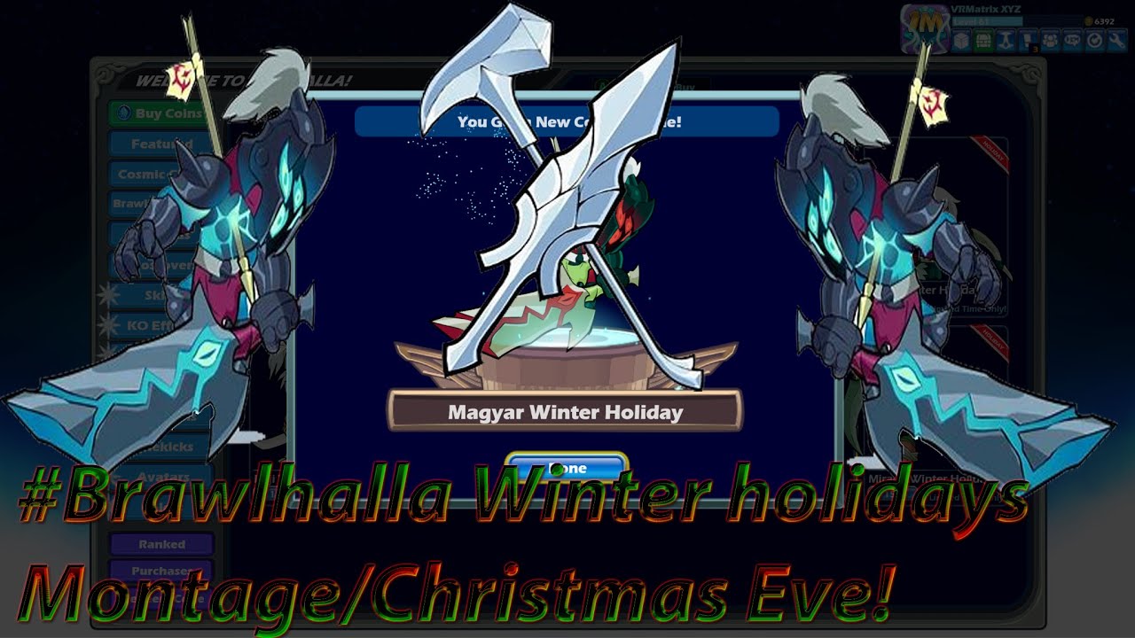 Brawlhalla Montage Volume 31 WINTER HOLIDAYS/CHRISTMAS EVE 1080p 60FPS ...