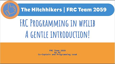 FRC Programming in Java - YouTube