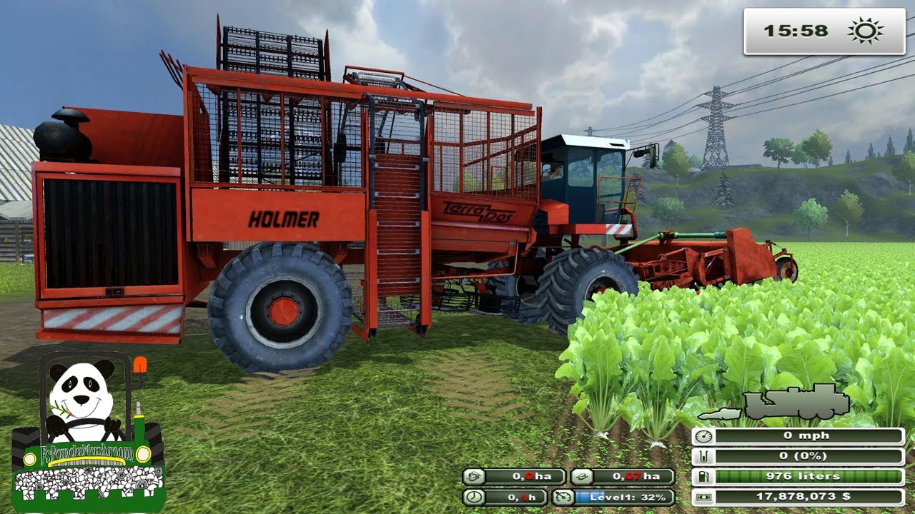 Farming Simulator 2013 Mod Review Holmer Terra Dos - YouTube