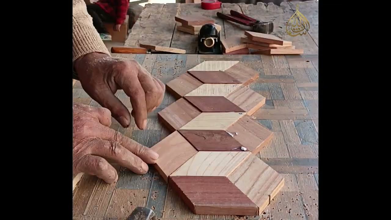 3D Wooden Table Top Design DIY | How to Make 3d Wood Table - YouTube