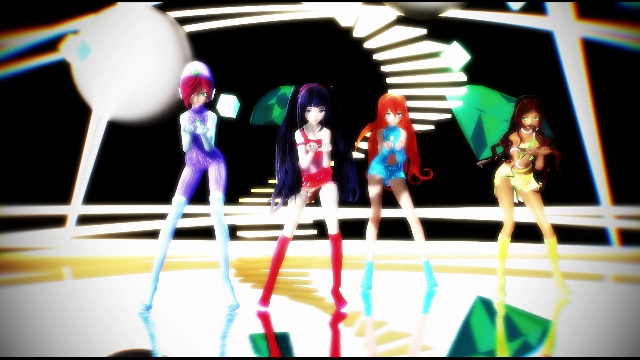 [MMD - Winx Club] MAMAMOO (마마무) - HIP - Musa, Tecna, Bloom, Aisha - YouTube