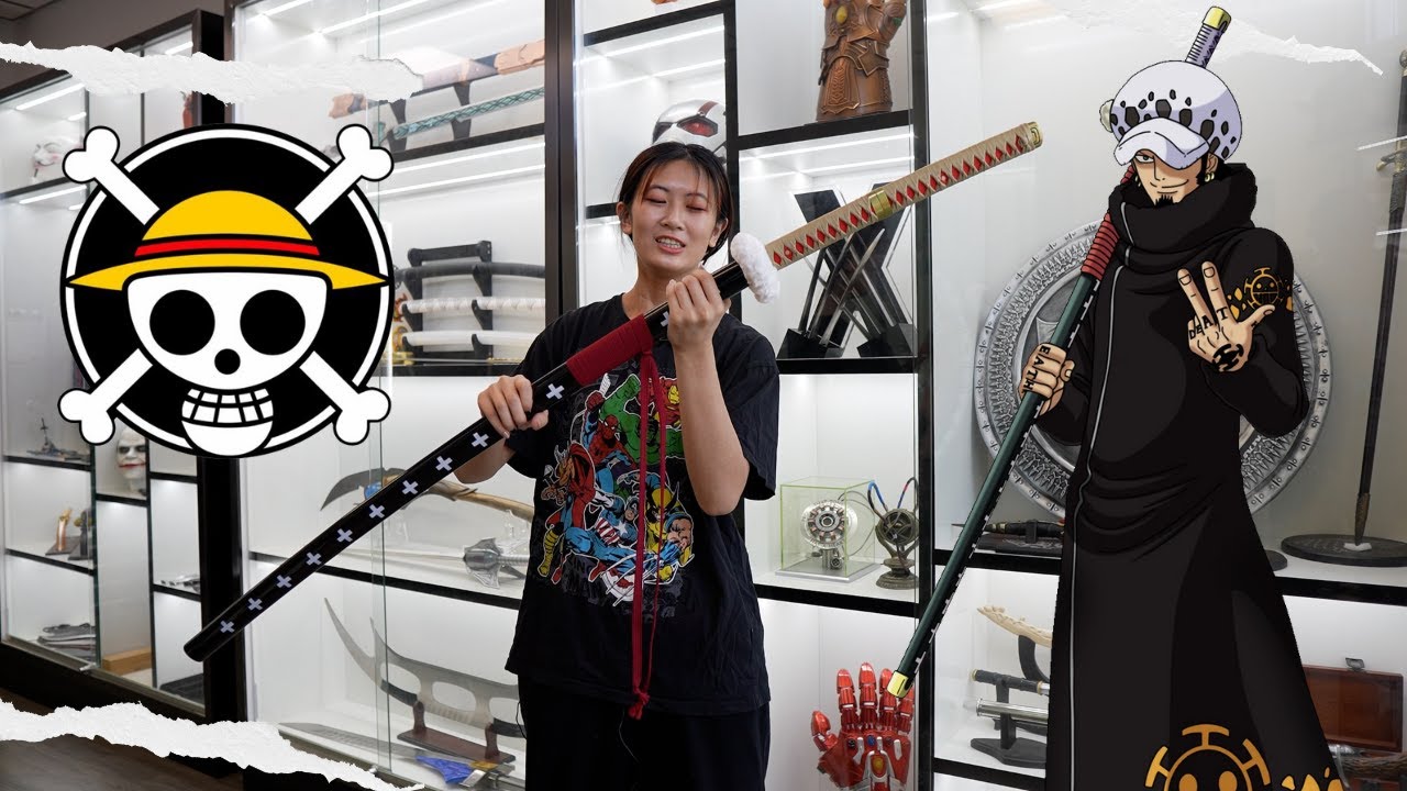 Trafalgar Law's SHARP Kikoku Sword from One Piece!! - YouTube