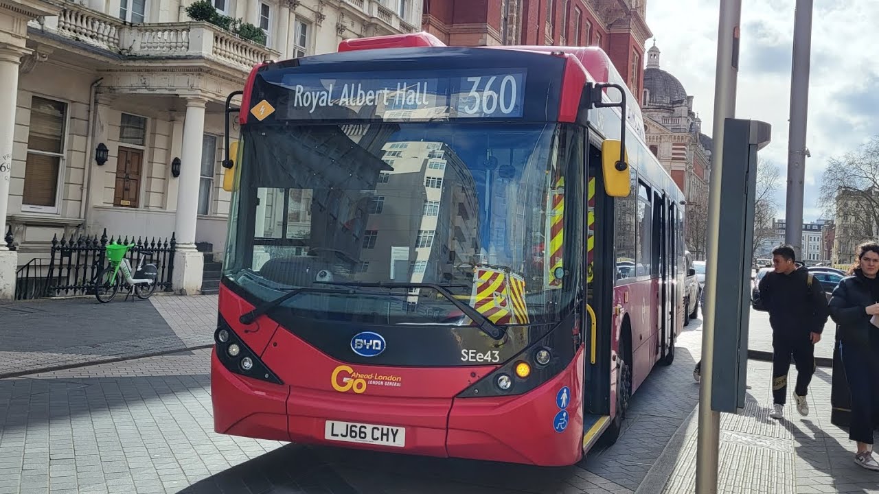 Journey on the London Bus Route 360 - YouTube