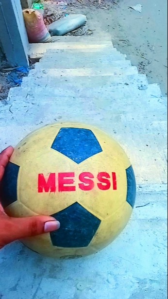 Dropped a football from the top! watch what happens! #football #shorts ...