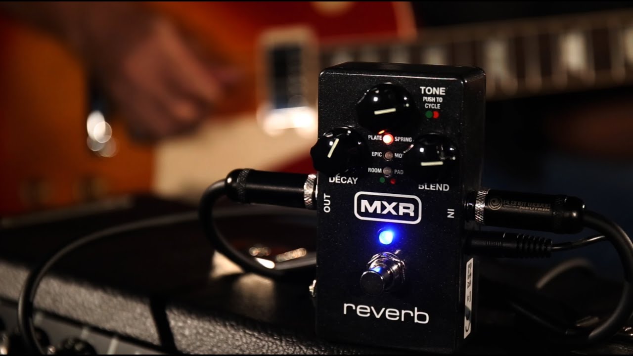 MXR M300 Reverb Guitar Effects Pedal - YouTube