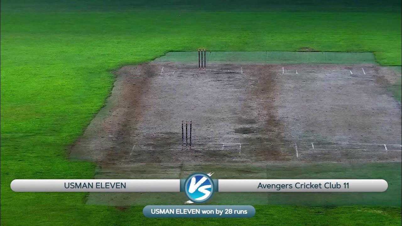 Usman Eleven vs Avengers CC 11 | MCC Cricket League Season II By AL Nawab Restaurant - YouTube