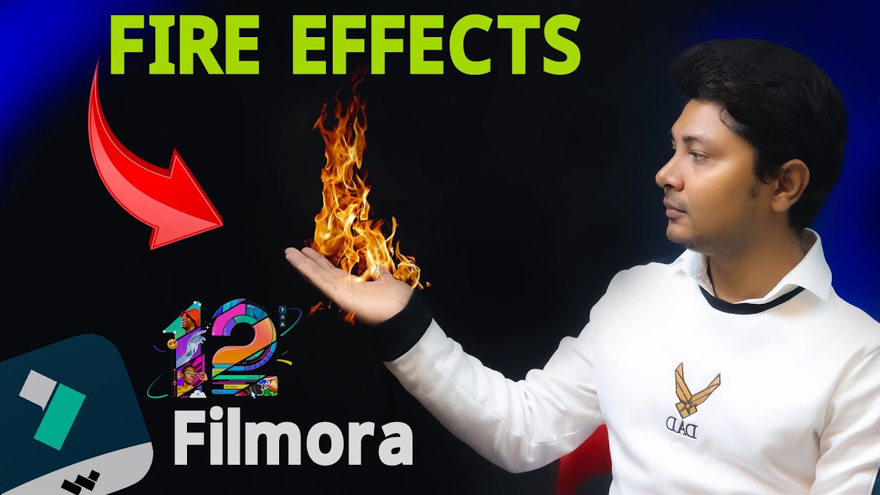 🔥 Fire Effects on Hand - Filmora 12 Video Editing Bangla Tutorial - YouTube