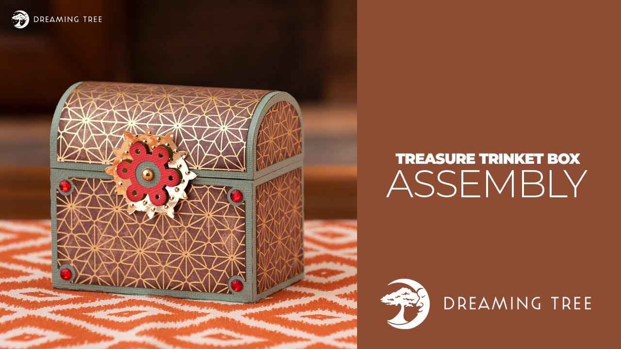 SVG File - Treasure Trinket Box - Assembly Tutorial (For Cricut ...