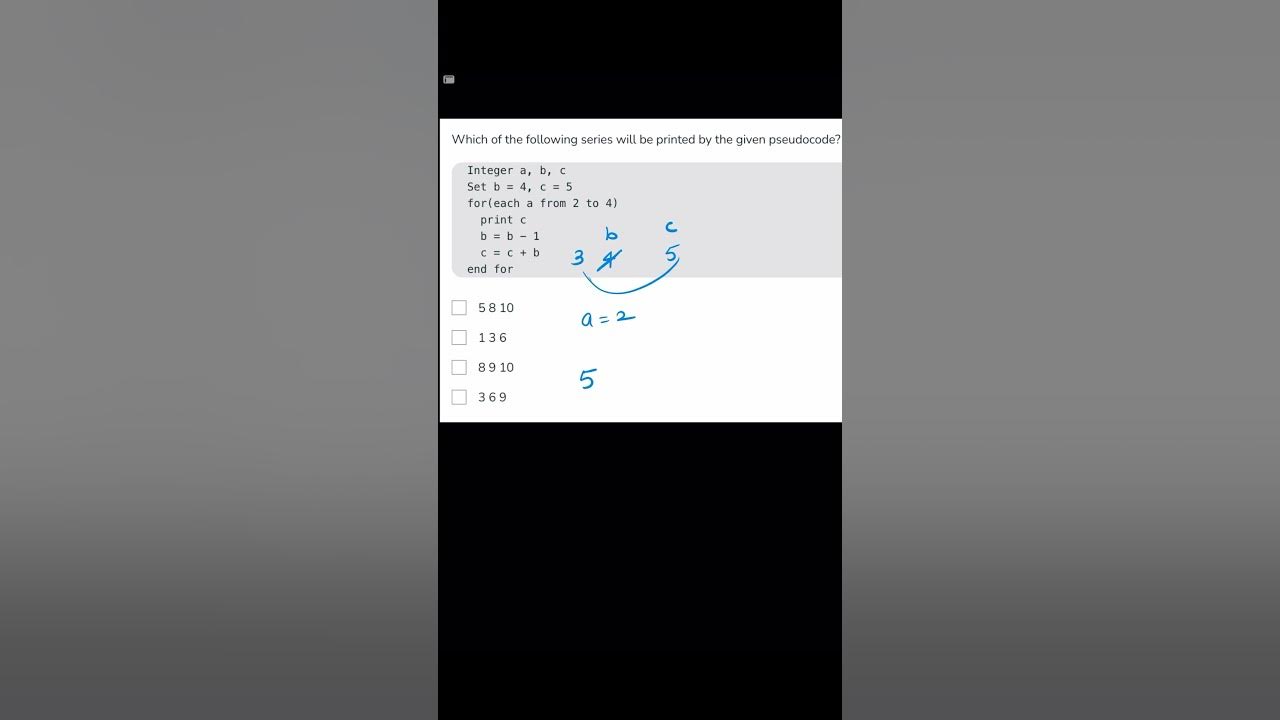 Pseudocode 1 Java Dsa Coding Codingintelugu Placements Youtube