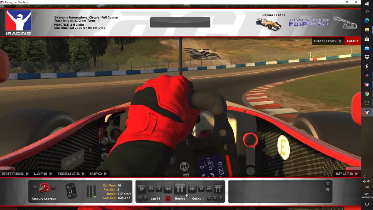 iRacing Setup F3 (Dallara) - Circuit Okayama (1:24,657) - YouTube