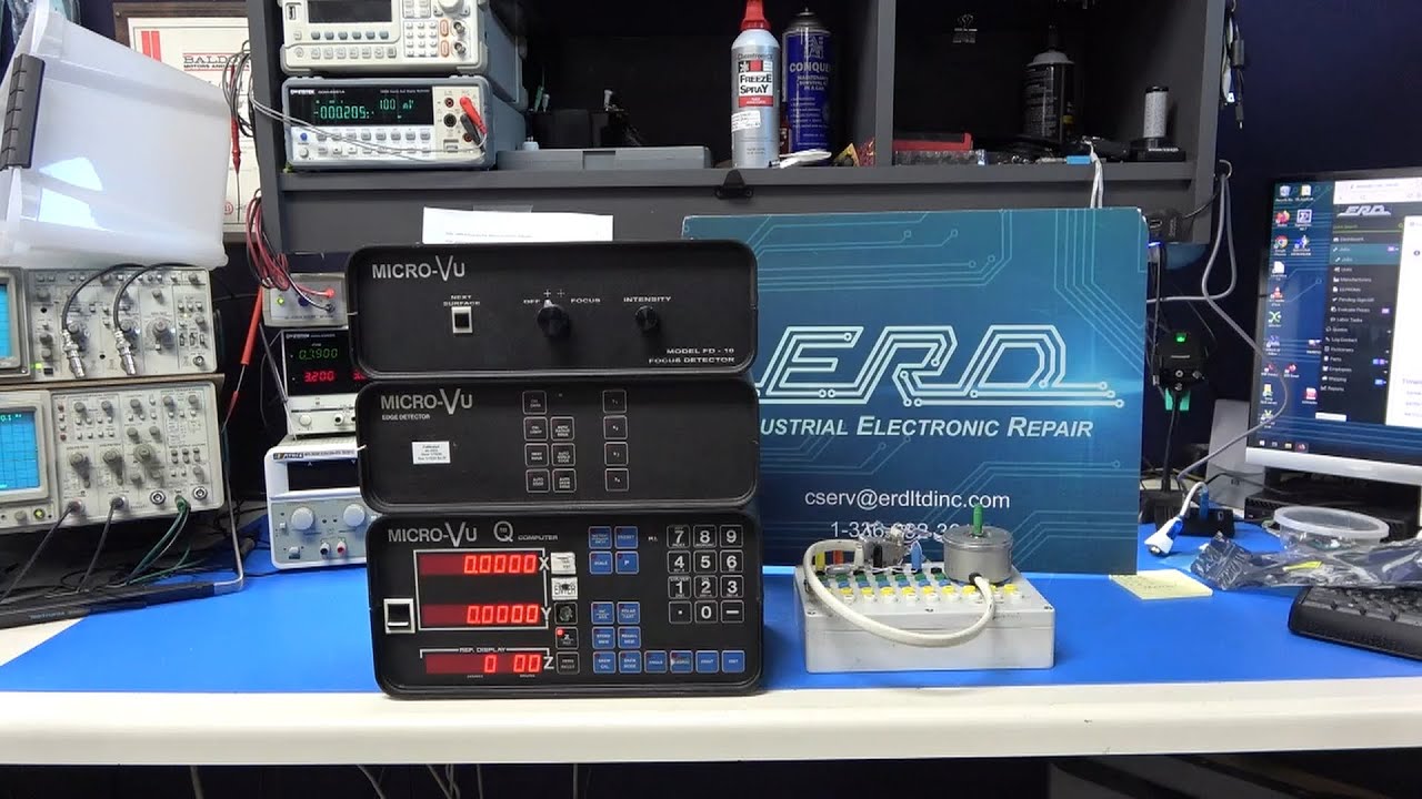 Micro-Vu Corp Focus Detector FD-10 Repaired with 3 Year Warranty - YouTube