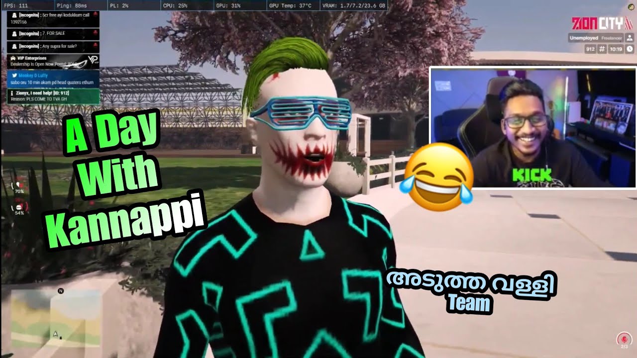 A Day With Kannappi 🤣 | GTA 5 | TVA | ZION CITY | ROLEPLAY FUNNYMOMENT ...