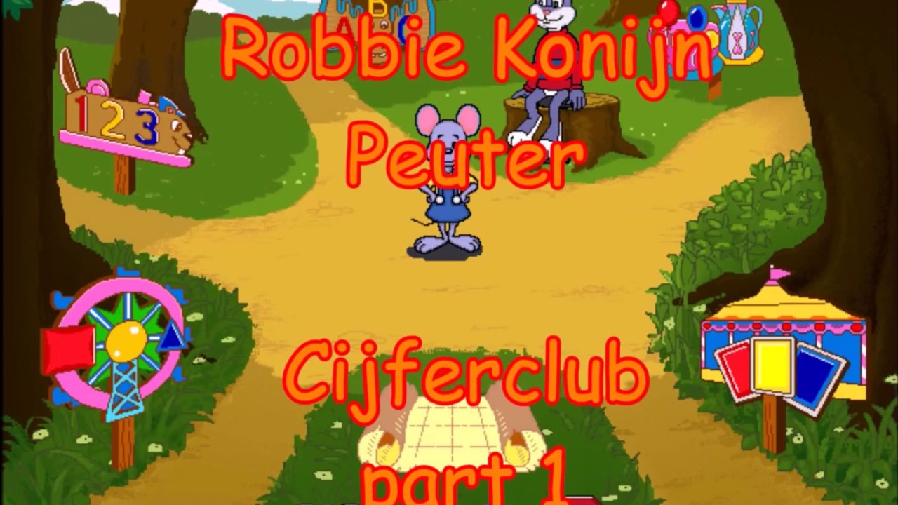 Gameplay: Robbie Konijn Peuter Cijferclub part 1 - YouTube