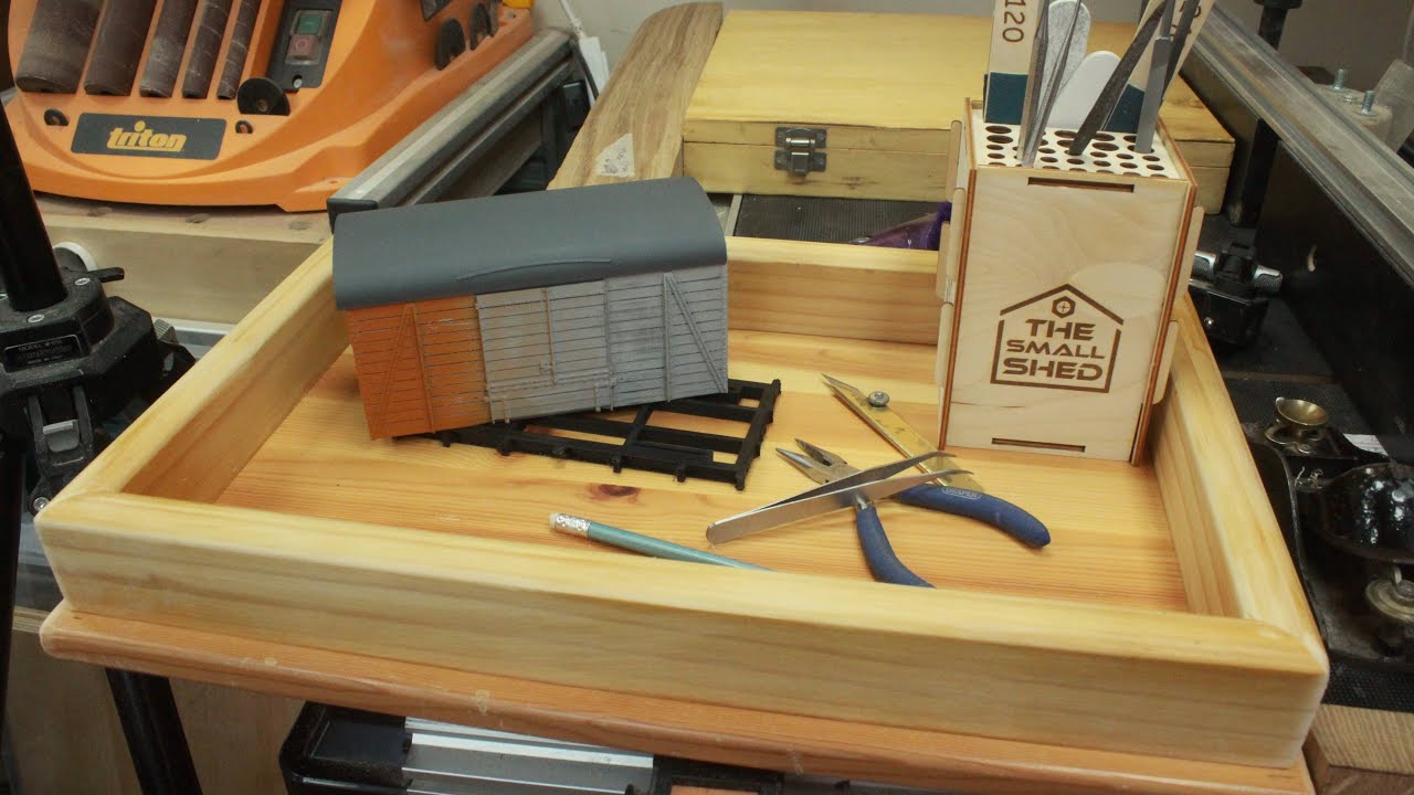 the small shed #479 - making a modelling tray - YouTube
