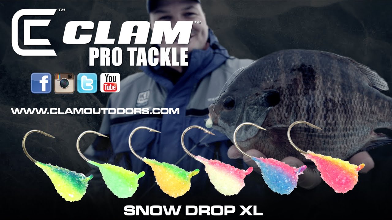 Ice Fishing Secret Jig | The Snow Drop XL by Clam Pro Tackle - YouTube