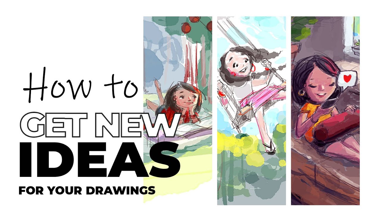 How to get Ideas for Drawing Characters | Drawing Tutorial - YouTube
