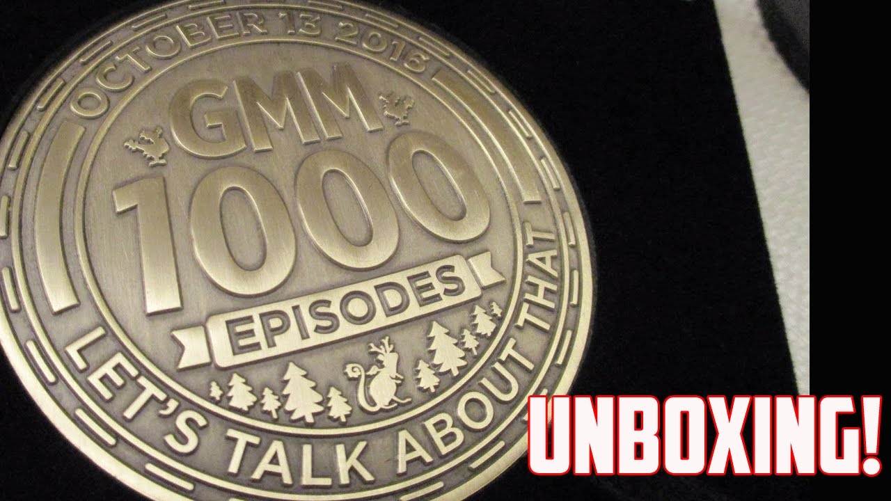 GMM 1000th Episode Coin Unboxing!! - YouTube