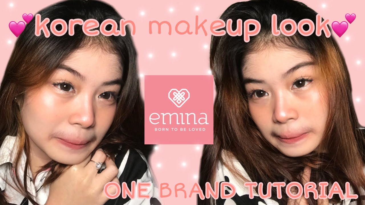 EMINA ONE BRAND TUTORIAL │KOREAN MAKEUP LOOK 😍 (Indonesia) - YouTube
