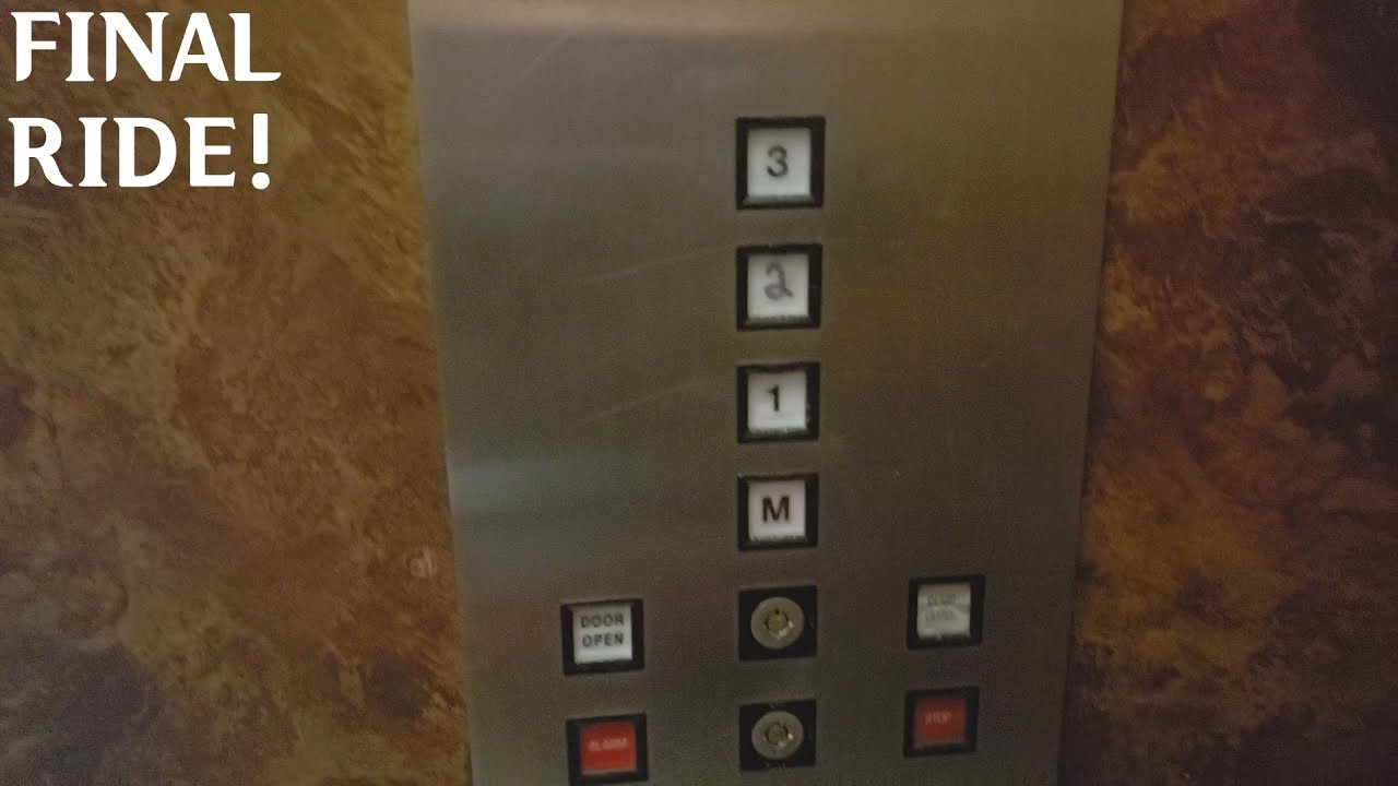 FINAL RIDE: 1980's Northern-West Hydraulic Elevator at an apartment ...