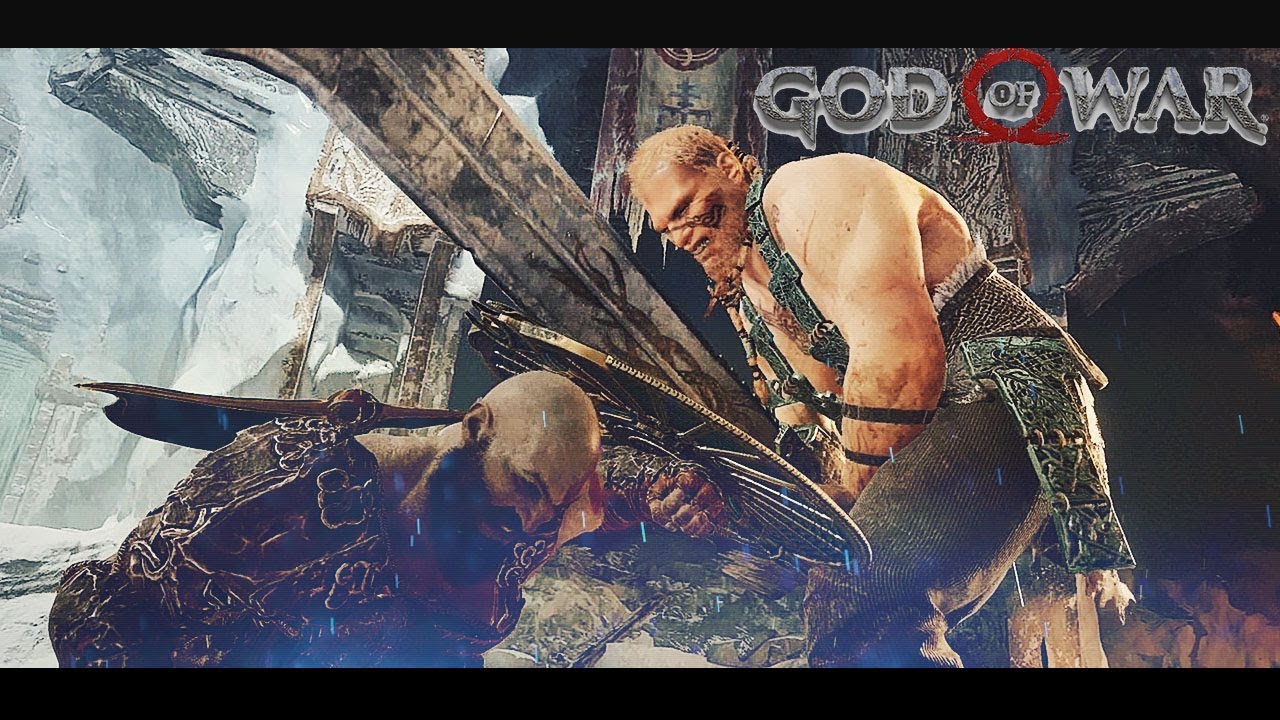 God Of War 4 - Fils de Thor Magni & Modi Boss Fight - YouTube