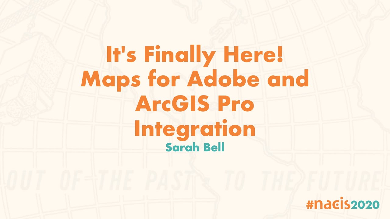 It's Finally Here! Maps for Adobe and ArcGIS Pro Integration - YouTube
