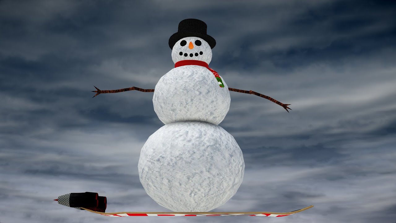 GTA IV The Crazy Snowman - Radical Snowman Mod - YouTube