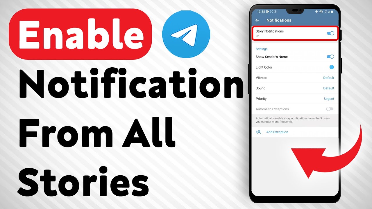 How To Enable Notifications From All Stories In Telegram - YouTube