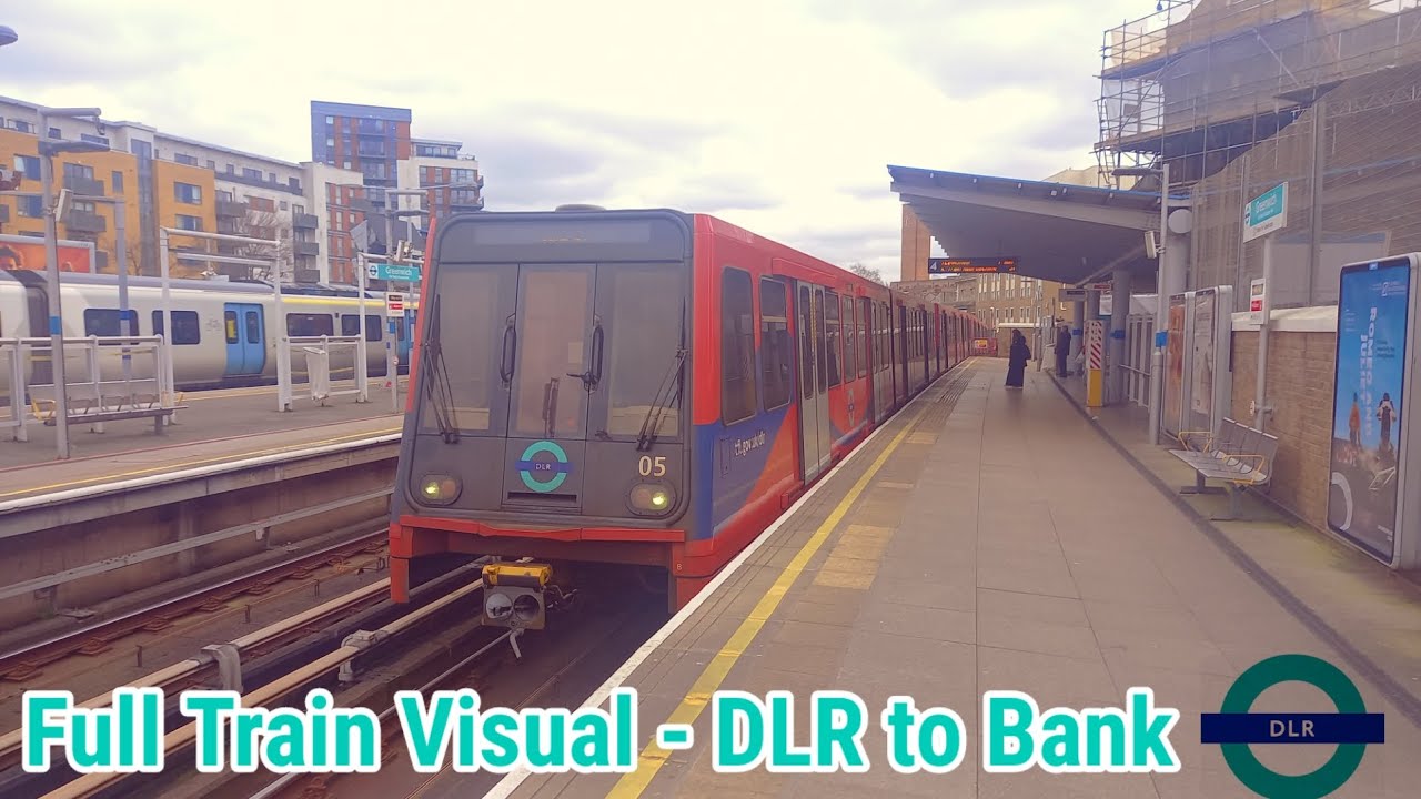 Full Train Route Visual | [DLR] Docklands Light Railway - Lewisham to ...