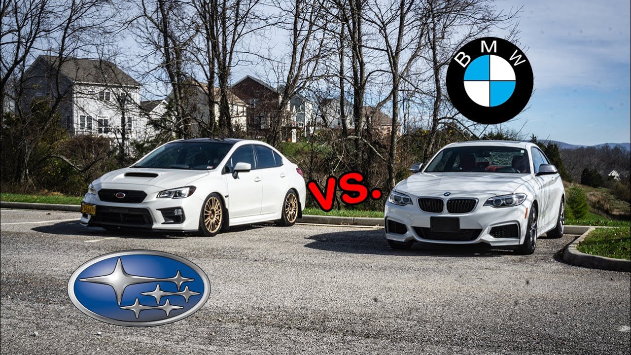 2015 BMW M235i vs. 2019 Subaru WRX Driving Comparison | Did I Get the ...