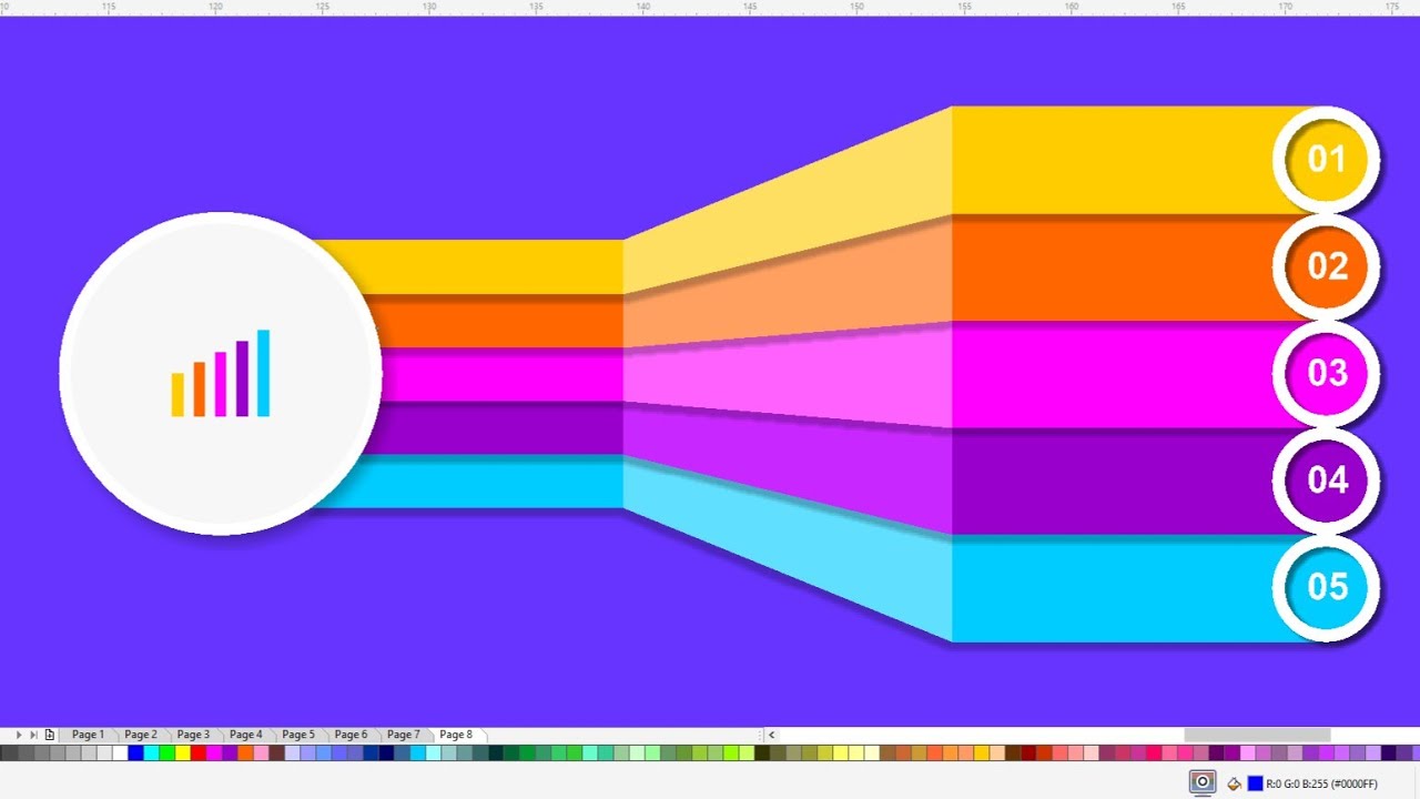 How to create an Infographic Design in coreldraw | tutorial for ...