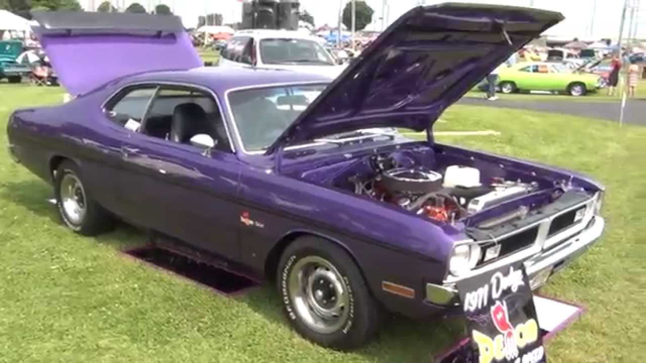 1971 Plum Crazy Dodge Demon 340 - Walk Around - YouTube