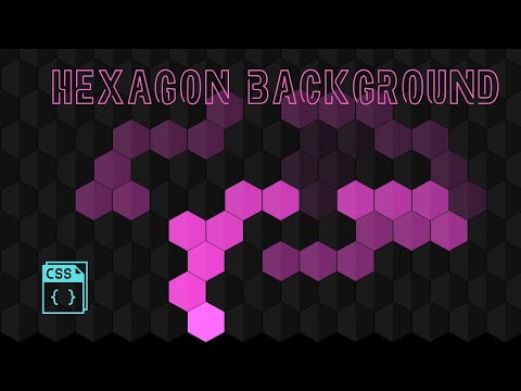 CSS Hexagon Grid Background Hover Effects - YouTube