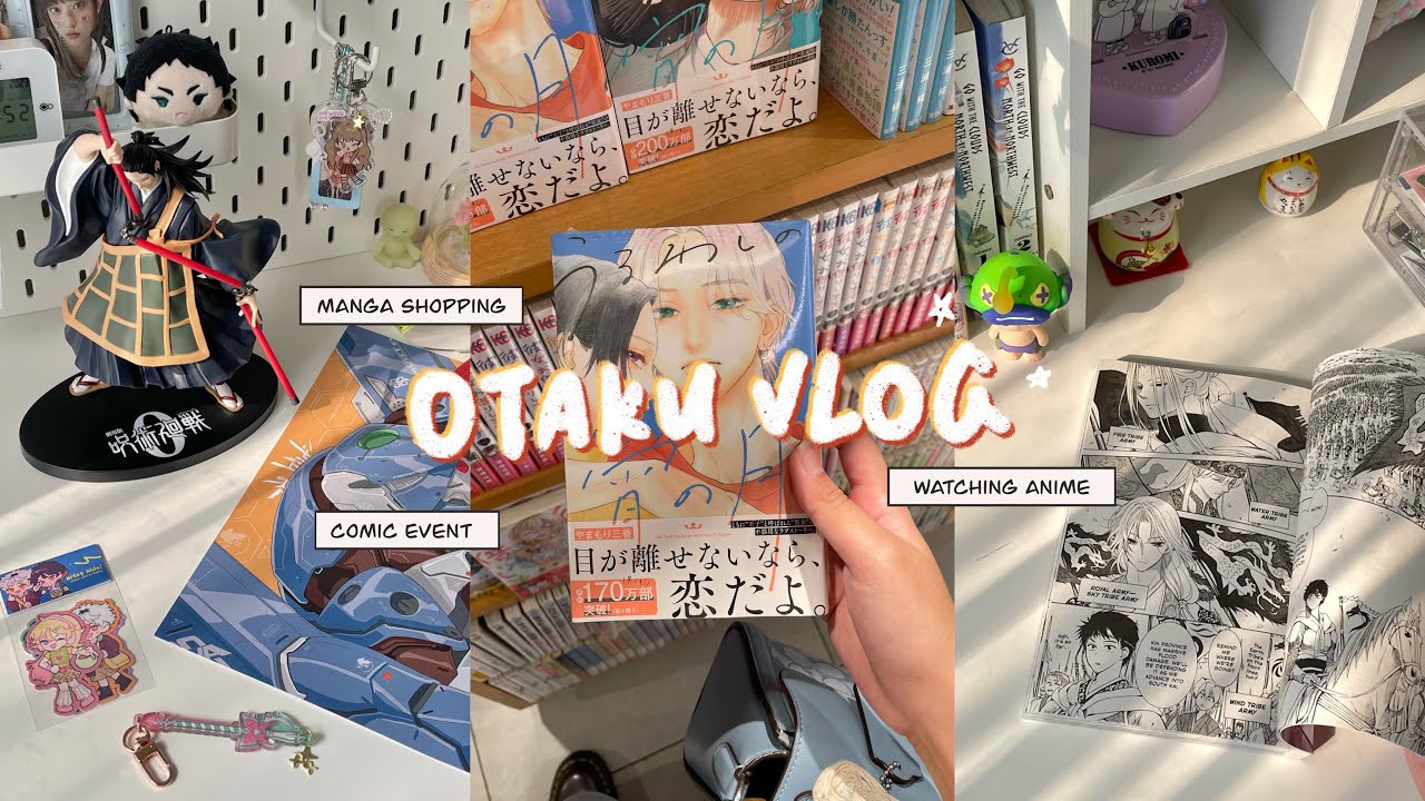 VLOG • days in an otaku life | manga shopping, comic event & more ...