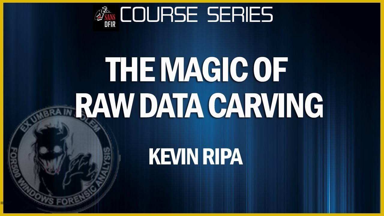 The Magic of Raw Data Carving - YouTube